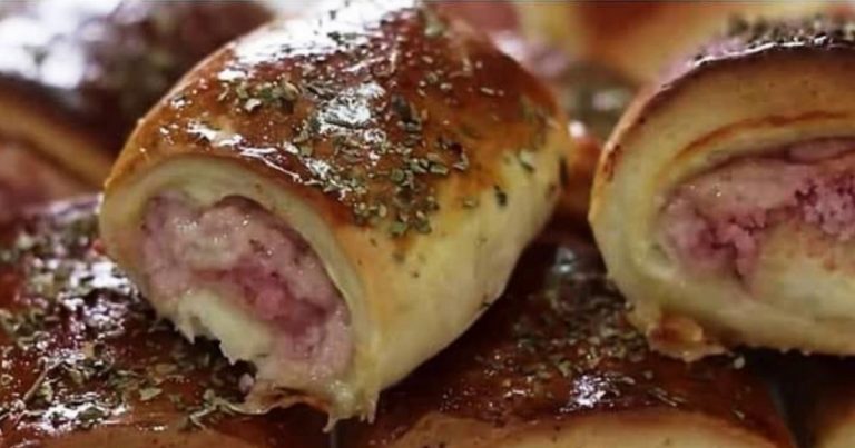 Enroladinho De Queijo E Presunto Fácil