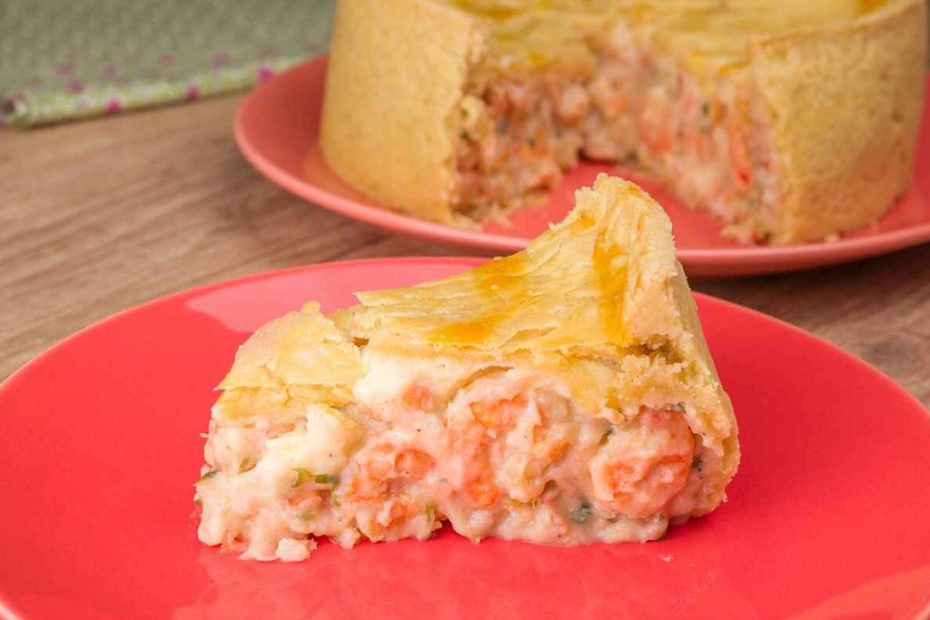 Empadão cremoso de camarão com catupiry, faça um almoço ou jantar ...